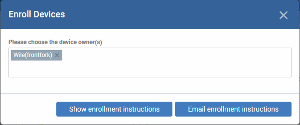 Step 4 - Enroll Users\' Devices, Endpoint Manager | Comodo Step 4 - Enroll Users\' Devices, Endpoint Manager | Comodo